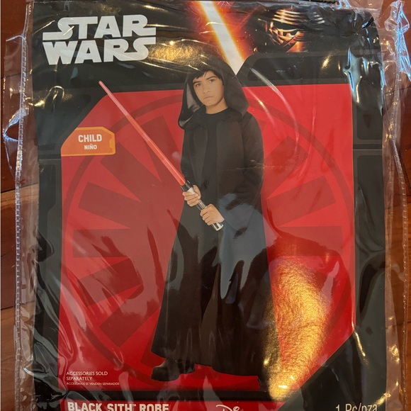 Star Wars | Costumes | Star Wars Black And Red Sith Robe Costume | Poshmark
